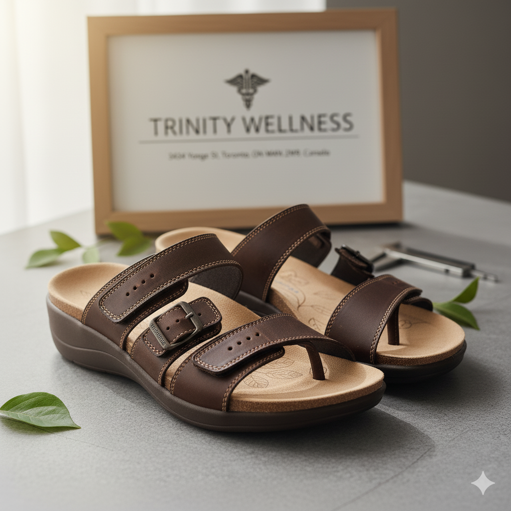 The Benefits of Men Orthotic Sandals | Trinity Rehab & Wellness